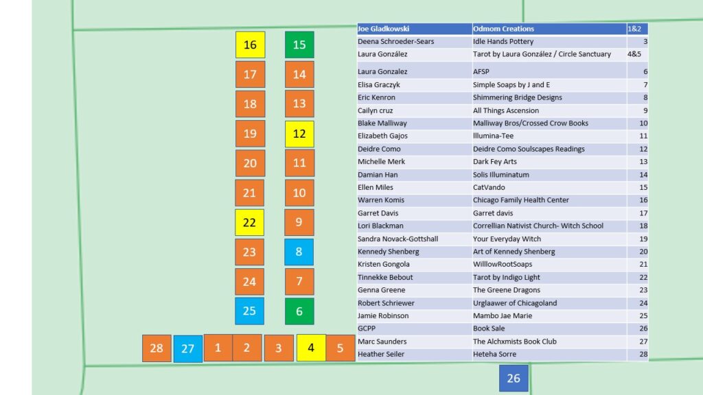 GCPP 2022 Event Map and Vendor List – Greater Chicagoland Pagan Pride